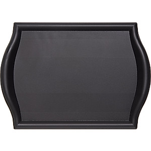 Carlisle FoodService Products 1217BT03 Bistro Polypropylene Tray, 17" x 12" x 1", Black (Case of 12)