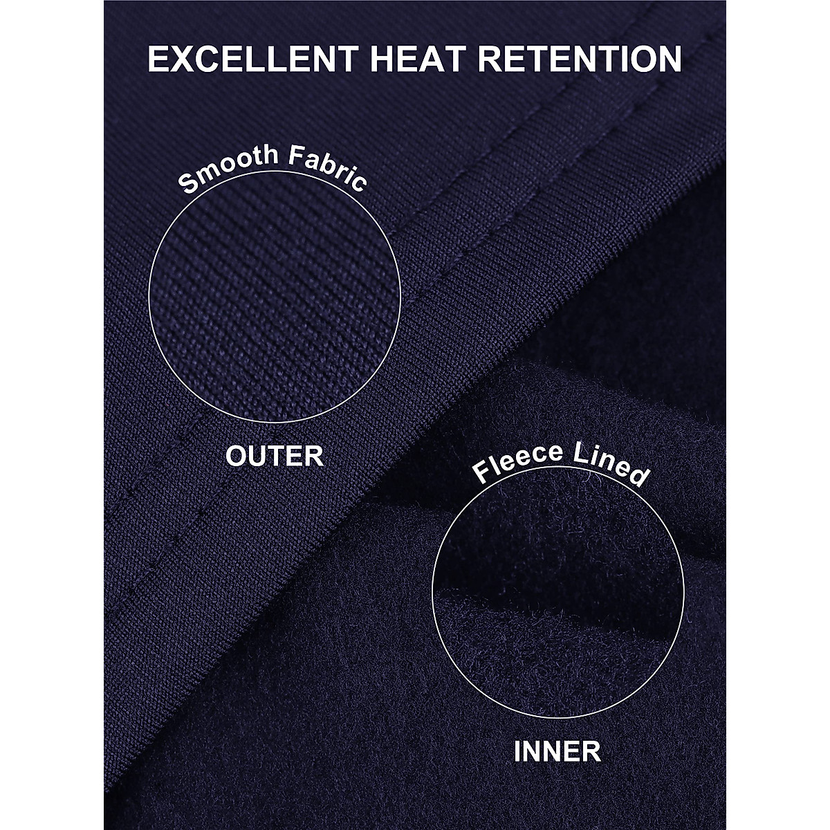 Resinta Boys' Fleece Lined Thermal Underwear Set Winter Kids’ Top & Long Johns Base Layer Shirt & Pants for Boys