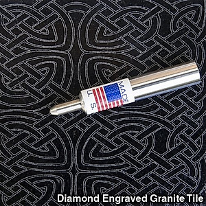 Diamond Drag Engraving Bit for CNC Machines (1/2 inch Shank Diameter)