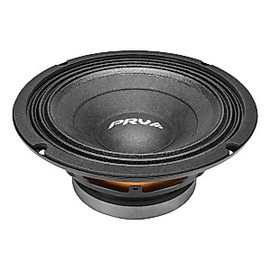 PRV AUDIO 8 Inch Midbass Speaker 8MB450 v2, 450 Watts, 8 Ohm, 2 in Voice Coil, Pro Audio Loudspeaker (Single)
