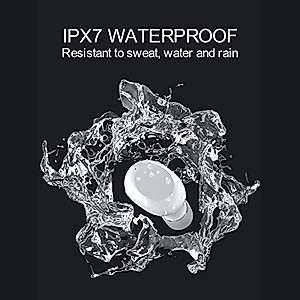 ABRAMTEK Mini Wireless Earbuds for Small Ears, E9 Tiny in-Ear Bluetooth Headphones, ENC Noise Cancelling, Touch Control, USB-C Charging Case, IPX7 Waterproof (White)