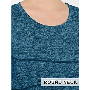 Kimmery Womens Workout Tops for Women Tops for Women Casual Summer Tops Athletic Tops for Women Yoga Tops Summer Shirts Blue L