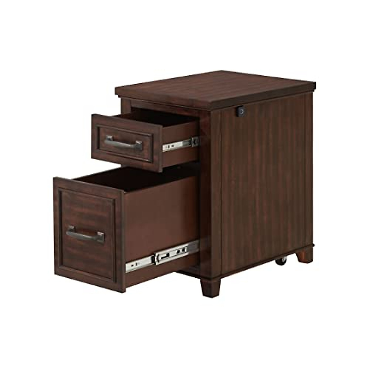 Martin Svensson Home Del Mar Fingerprint Lock File Cabinet, Walnut Coffee