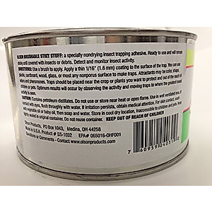 Olson Sticky Stuff Brush On Insect Trap Coating Safe Non-Toxic 1 Quart