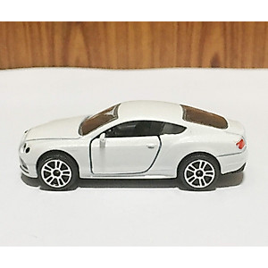 1/64 Model car Toys Majorette Bentley Continental GT V8 S - White (1/64, 3 inches) D5S no Package