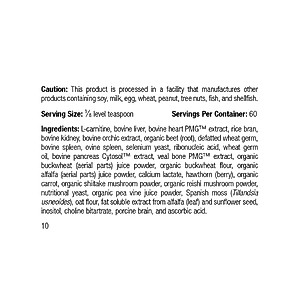 Standard Process Canine Cardiac Support - Dog Heart Health Support Supplement - Nutritional Supplement Formula to Support Cardiac Function - Pet Health Supplement with Selenium - 25 g