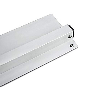 New Star 23862 Anodized Aluminum Slide Check Rack, 24-Inch, Silver