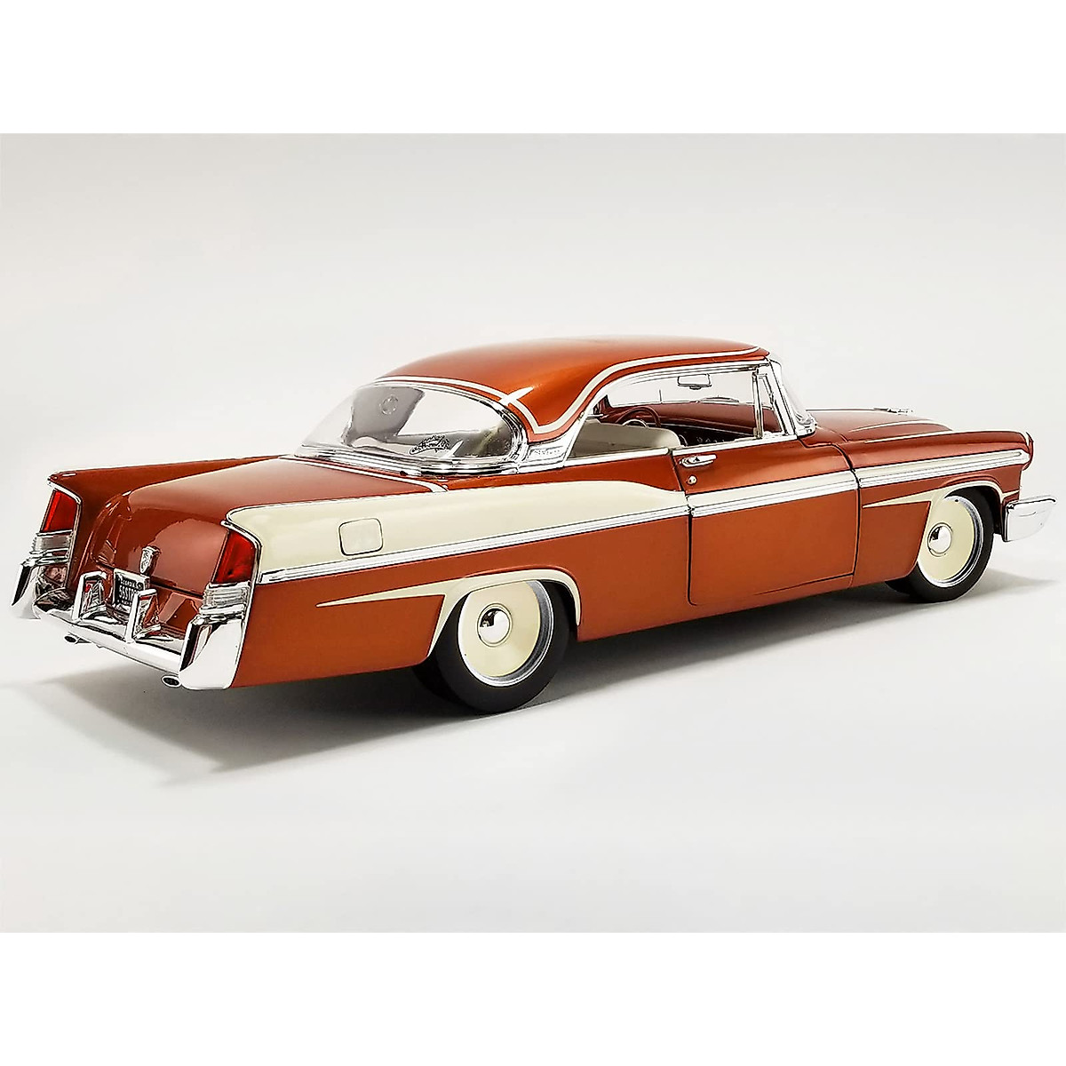 1956 Chrysler New Yorker St. Regis Copper Met. w/White & Copper Interior Ltd Ed to 198 pcs 1/18 Diecast Model Car by Acme A1809009