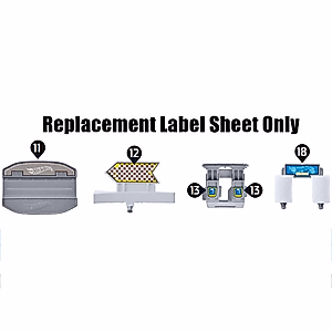 Replacement Stickers for Hot-Wheels City Ultimate Garage GJL14 - Die-Cast Cars Playset ~ Replacement Label Sheet