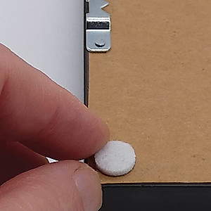 Shepherd Hardware 9957 3/8-Inch Self-Adhesive Felt Furniture Pads, 75-Pack, White