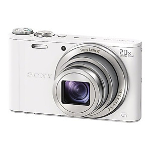 Sony DSC-WX300/W 18 MP Digital Camera with 20x Optical Image Stabilized Zoom and 3-Inch LCD (White)