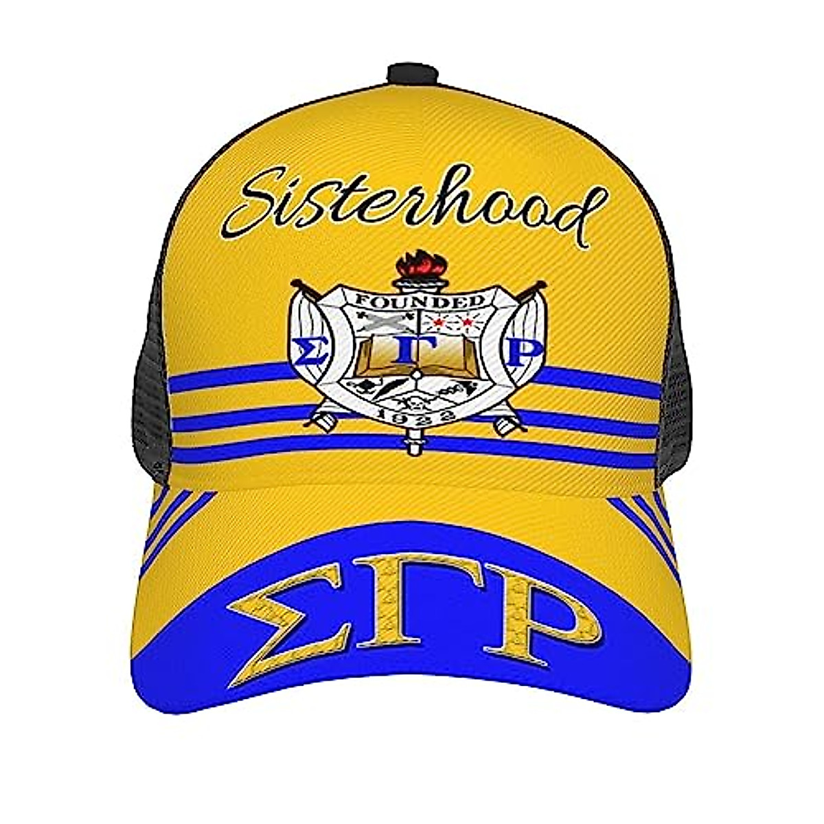 Sigma Gamma Rho Hat, Outdoor Sunshade Baseball Cap, Sister Gift Curved Brim Mesh Baseball Cap