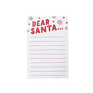 Pearhead Christmas Cookies for Santa Plate, Milk Jug and Dear Santa Notepad Set, Holiday Home Decorations, Christmas Eve Family Traditions, Christmas Gift Ideas For Kids, 3 Piece Set