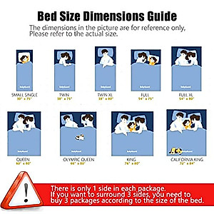 BabyGuard Bed Rails for Toddlers - Extra Long and Tall Specially Designed for Twin, Full, Queen, King & California King Bed Mattress (1 Side, 80")
