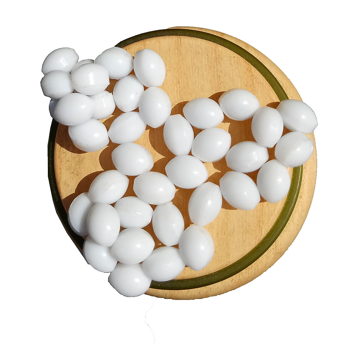 Magnetic Stirrer Stir Bar PTFE Magnetic Mixer Stir Bars (6X8mm, Olive Shape, 10pcs)