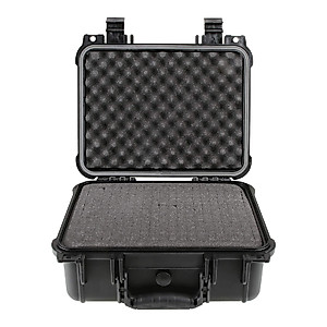 Olympia 13.47" Waterproof Hard Case with DIY Customizable Foam, Fit use of Gear, Equiment, Camera and so on