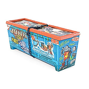 HEXBUG JUNKBOTS - Industrial Dumpster Assortment Kit - Surprise Toys in Every Box LOL with Boys and Girls - Alien Powered Toys for Kids - 50+ Pieces of Action Construction Figures - for Ages 5 and Up