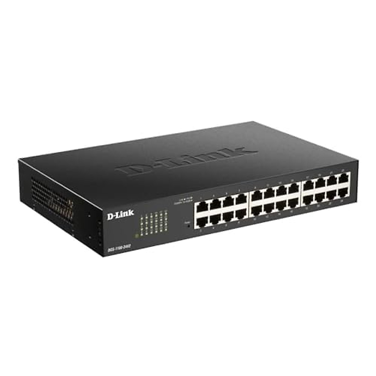 D-Link 24-Port Gigabit Smart Managed Switch | Web Managed | Cable Diagnostics | NDAA Compliant - (DGS-1100-24V2)