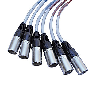 Seismic Audio SADMS-8x30 8 Channel Compact Sub Snake, 30-Feet Pro Audio Drop Snake