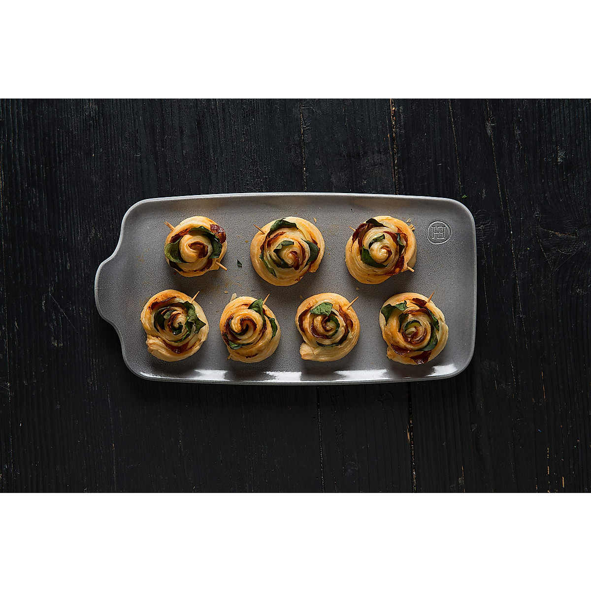 Emile Henry 12" x 6" Appetizer Platter | Clay