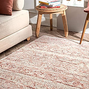 nuLOOM Transitional Moroccan Hattie Area Rug, 9' x 12', Pink