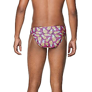 Speedo Men's Standard Swimsuit Brief Endurance+ The One, Pineapple Party, 30