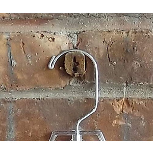 NAHANCO 300WW Plastic Heavy Weight Hanger, Reinforced Hook, 17", Clear (Pack of 100)