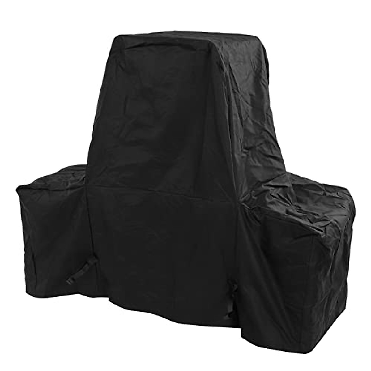 Garden kit Grill Cover Outdoor Household Waterproof Dustproof Tear Resistant Black BBQ Gas Grill Cover with Storage Bag