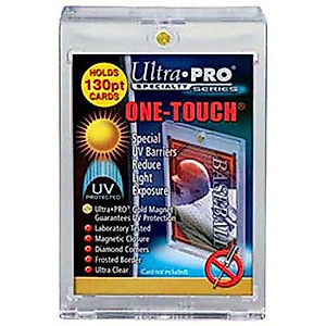 10 Ultra Pro 130pt Magnetic One Touch Card Holders (10 Total) 81721 - Fits Cards Up To 130 Point in Thickness