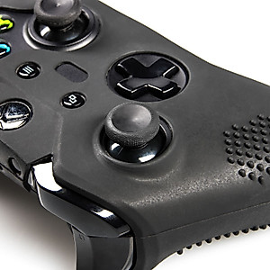 Studded Silicone Cover Skin Anti-Slip Compatible for Xbox One x 1(Black)