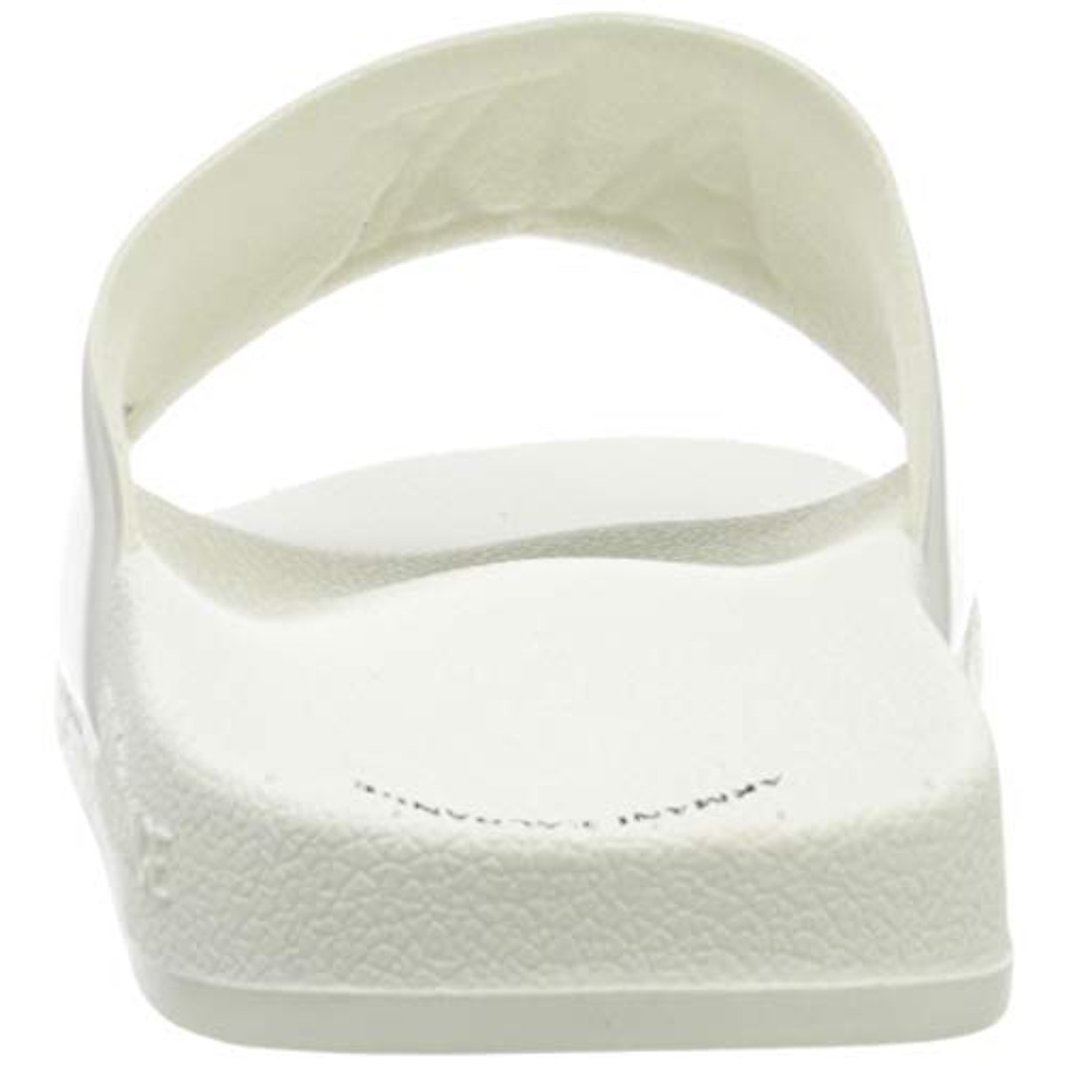 A|X Armani Exchange Men's Icon Project Logo Slip-on Slide Sandal Flip-Flop, Op.white, 7