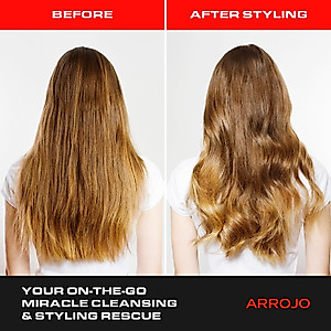 ARROJO ReFINISH Volumizing Dry Shampoo for Women & Men - Revitalizing Large Dry Shampoo Spray w/Invisible Finish â€“ Women & Mens Dry Shampoo for All Hair Types , 8.5 Fl Oz (Pack of 1)