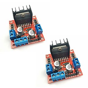 FainWan 2Packs L298N Motor Drive Controller Board Module Dual H Bridge DC Stepper for Ar-duino