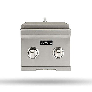 Coyote Built-In Double Side Burner, Propane Gas - C1DBLP