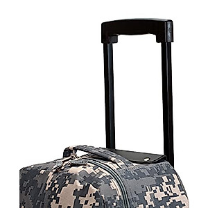 Rockland Double Handle Rolling Backpack, ACU Camo, 17-Inch