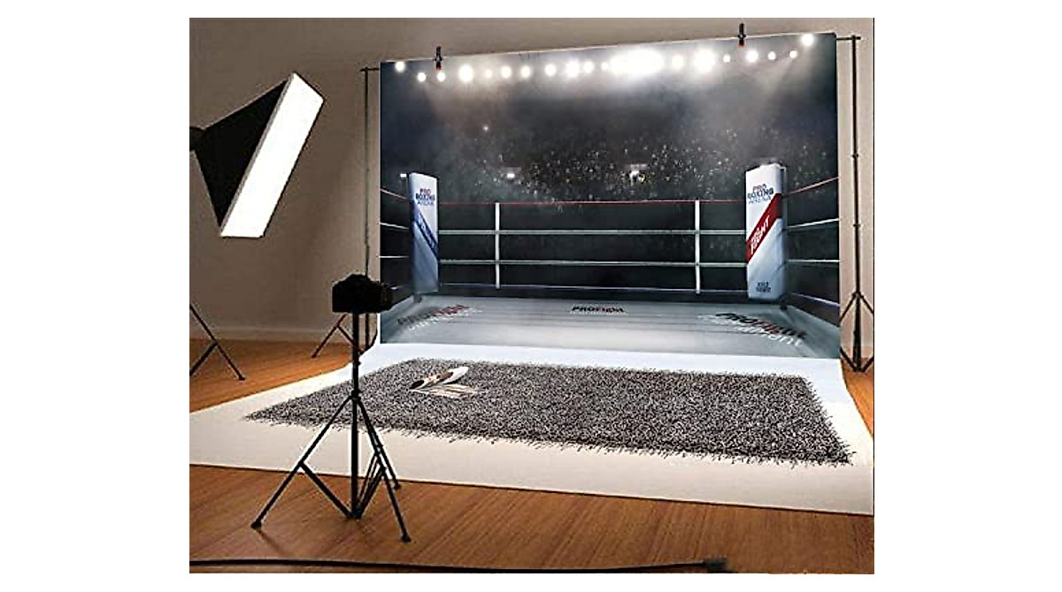 LFEEY 7x5ft Boxing Arena Backdrop for Photography & Events