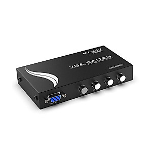 MT-VIKI 4 port VGA Switch Video Selector Switcher Box (4 input 1 output)