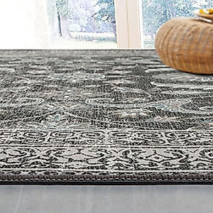 Asrug Floral Luxury Accent Area Rugs Non-Shedding Living Room Bedroom Accent Rug, 3’x5’, Taupe