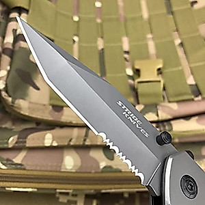 通用 Outdoor Camping Survival Knife Multifunction Tactical Rescue Tools Folding Hunting Knife w/Belt Cutter Glass Breaker Pocket Knife