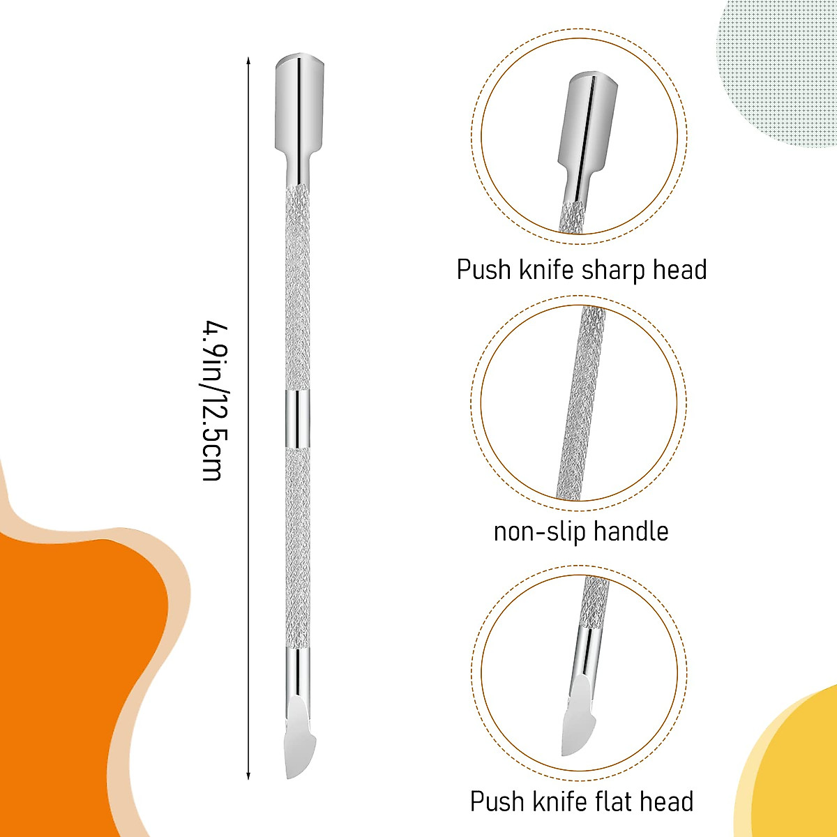 100 Pcs Nail Polish Remover Foil Nail Wraps Soak off Foils Cotton Pads Aluminium with Cuticle Pusher Aluminium Foil Nail Remover with Pre-attached Lint-free Pads100 Pcs Foil Nail Wraps Soak off Foils