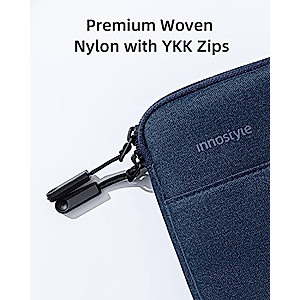 INNOSTYLE 14 Inch Laptop Sleeve Case, 360-degree Protective Laptop Sleeve with Front Pocket Shockproof Water-Resistant Carrying Bag for 14 Inch MacBook, HP, Dell, Lenovo, Asus Notebook Ultrabook