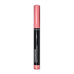 REVLON ColorStay Matte Lite Crayon Lipstick with Built-in Sharpener, Smudge-proof, Water-Resistant Non-Drying Lipcolor, 001 Tread Lightly, 0.049 oz