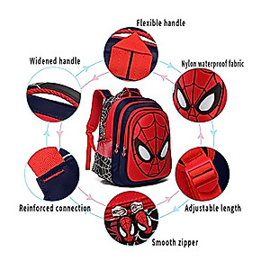 Dasellbag Toddler School Backpack Elementary Student Schoolbag Waterproof Lightweight Comic Bookbag for Boys Girls(SL-M)