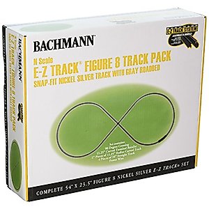 Bachmann Figure 8 E-Z Track Pack - N Scale Train, 44878