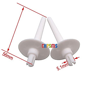 CKPSMS Brand -2PCS Spool PIN #130920021 Compatible with/Replacement for Brother Brand BM2600, BM2700,LS2000,XL3000,XL5100 Singer Brand 3011,3012,3013