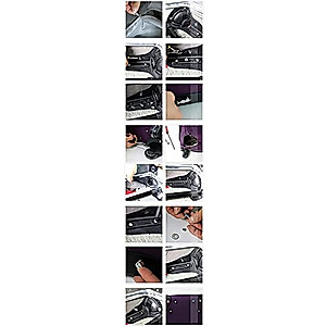 Zoofen Luggage Wheels Replacement Black Suitcase Wheels Replacement Suitcase Caster Wheels with 5 Screw Holes(Z311)