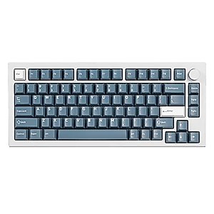 DROP DCX Permafrost Keycap Set, Doubleshot ABS, Cherry MX Style Keyboard Compatible with 60%, 65%, 75%, TKL, WKL, Full-Size, 1800 layouts and More