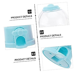 Gumball Machine 12 pcs Colorful Desk Party Unique Favor Desktop Bubble Vending Wedding Favors Money for Plastic Miniature Green Rotatable Yellow Mini Gift Dispensers Candy Machines