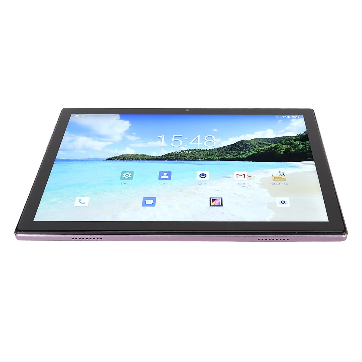 Tablet 10. 1 Inch, Dual Speaker FHD Tablet 2 in 1 with Keyboard for Android 12 for Reading (US Plug)