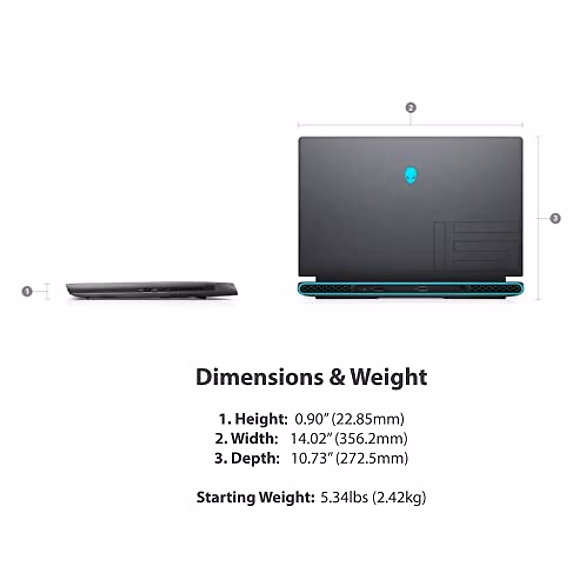 Alienware 2021 M15 Ryzen Edition Gaming Laptop, 15.6" FHD 165Hz 3ms Display, AMD Ryzen 7 5800H (>i7-11370H), RTX 3060 6G GDDR6, 64GB RAM, 2TB SSD, RGB Backlit Keyboard, WiFi 6, Win 10 Home